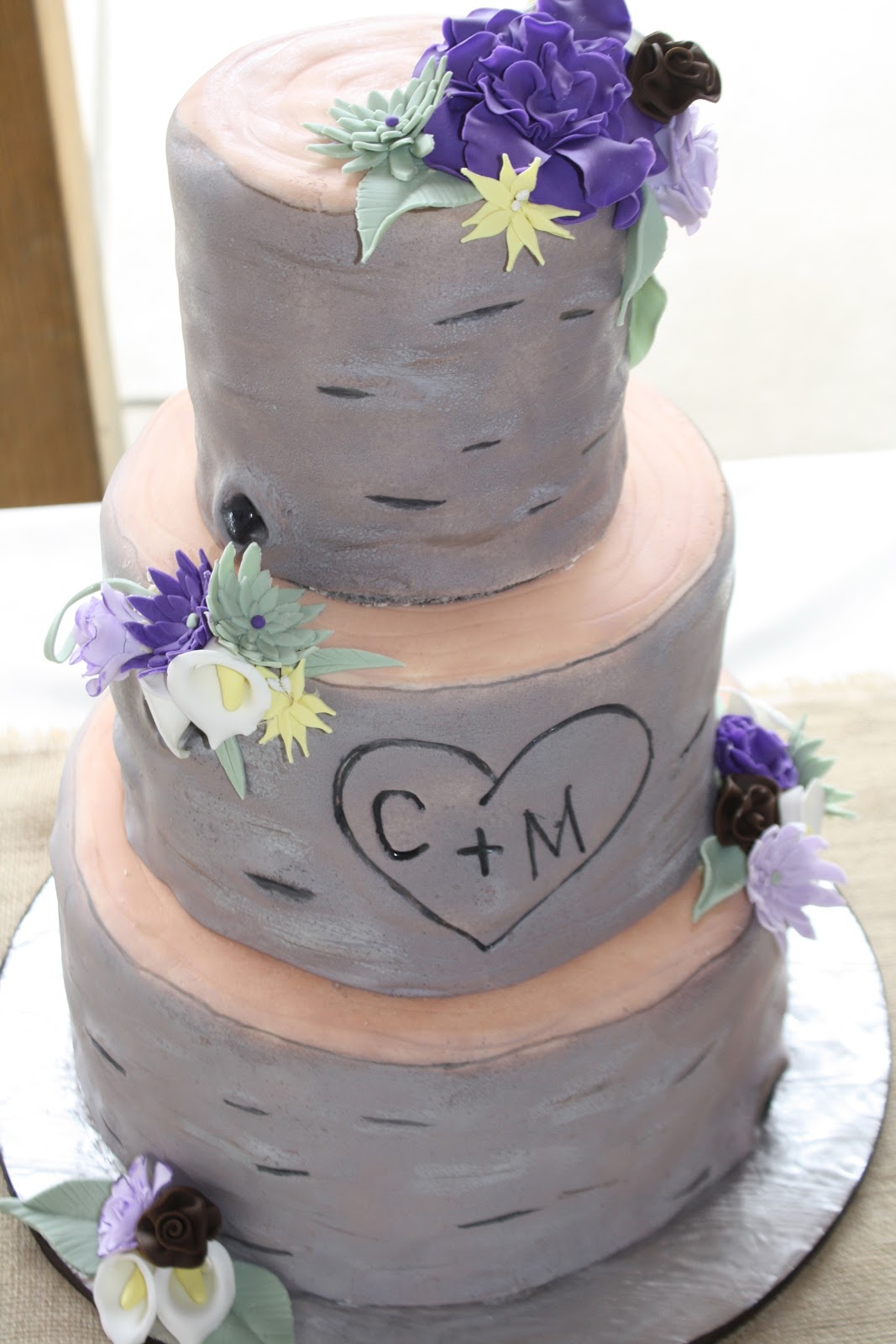 Hock Cakes LLC: Tree Stump Wedding Cake