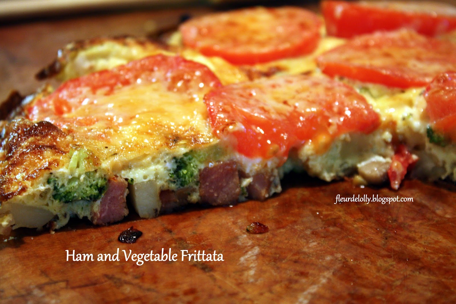 Fleur de Lolly: Ham and Vegetable Frittata