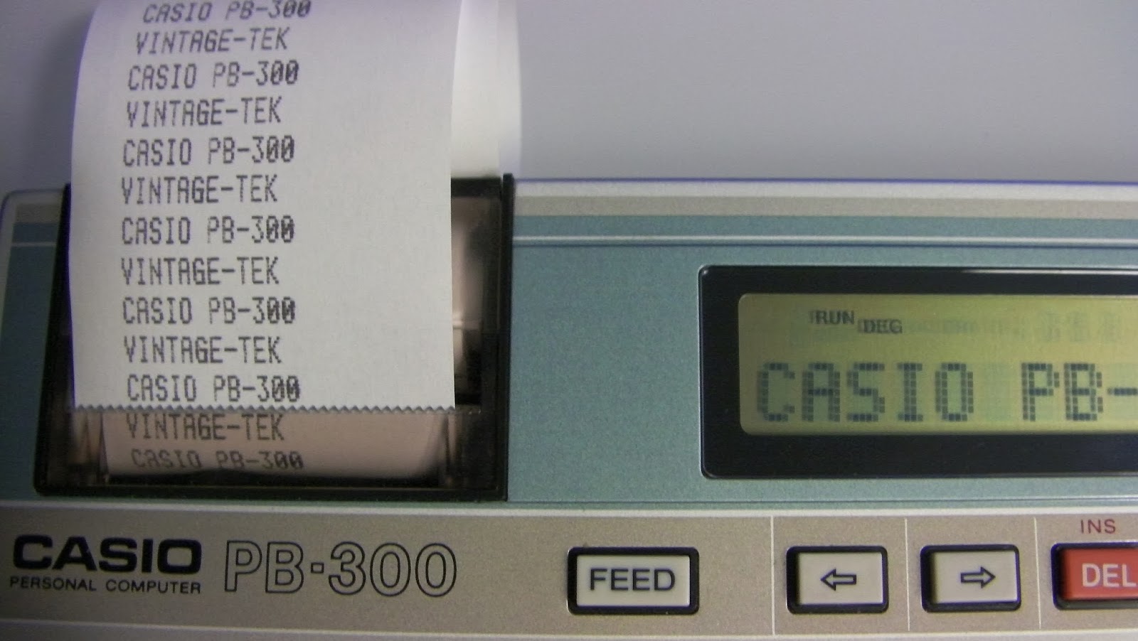 Vintage 80s Pocket Computers : Casio PB300 Review and Printer Module replacement