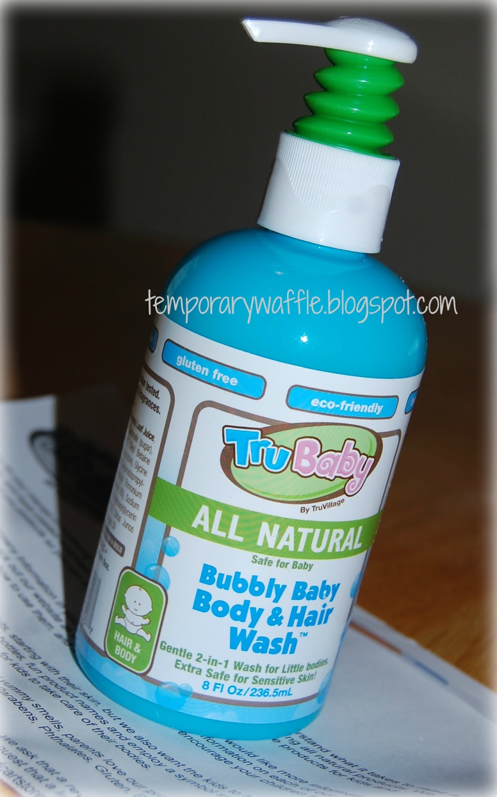 Temporary Waffle: TruBaby Bubbly Baby Body & Hair Wash Review