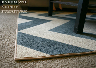 DIY Chevron Rug | Pneumatic Addict