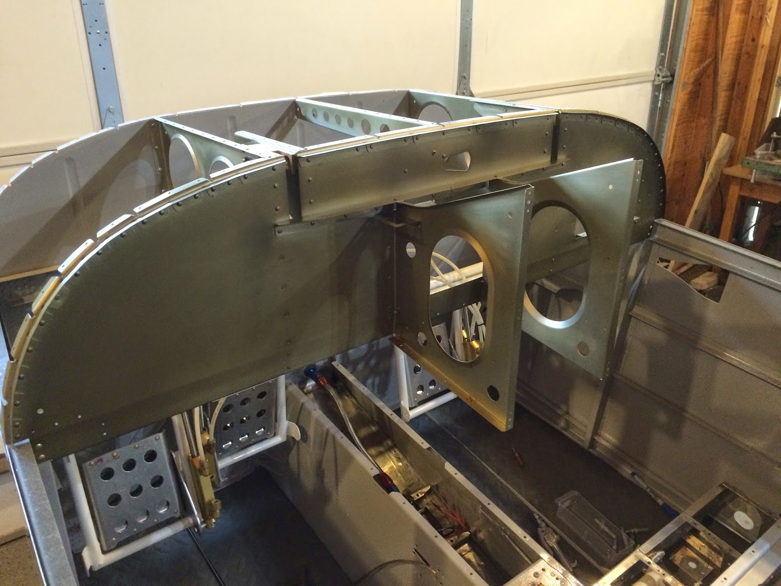 Gordon's RV14 Build: Flap controls instal and Panel construction begins