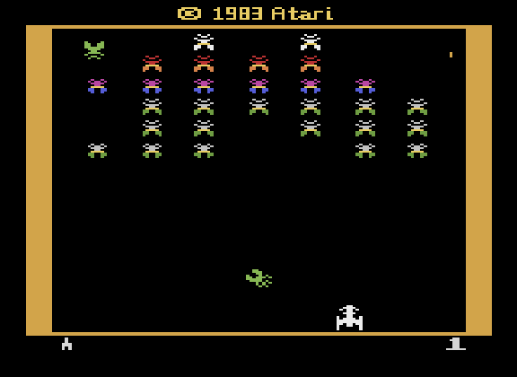 8-Bit City: Atari Galaxian Screenshots