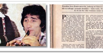 Yugopapir: Jova Radovanović iz Sedmorice mladih, porodično: "Ej, Jovo ...