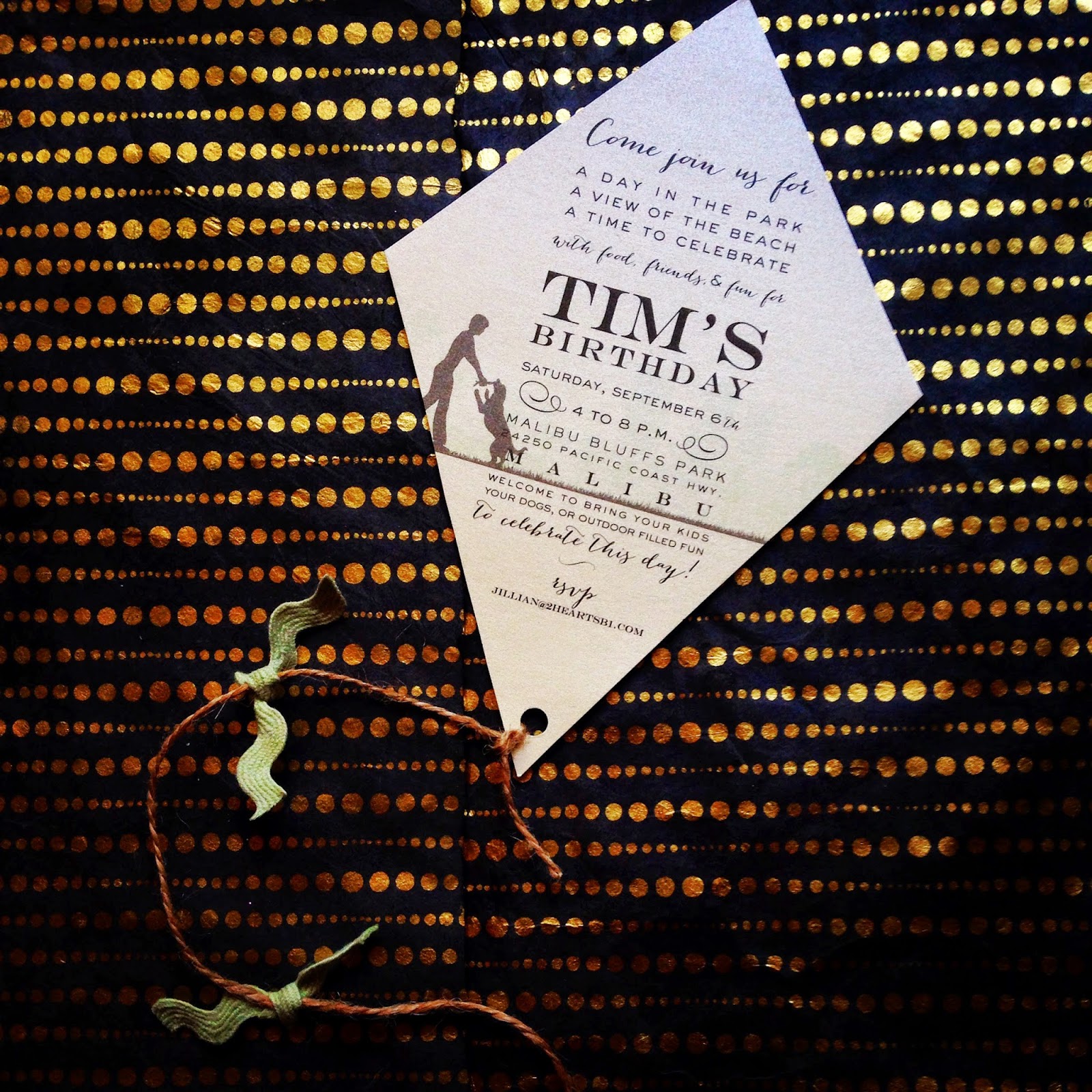 2 Hearts B 1 Designs: {Invitation} Festive Kite Birthday Invitation