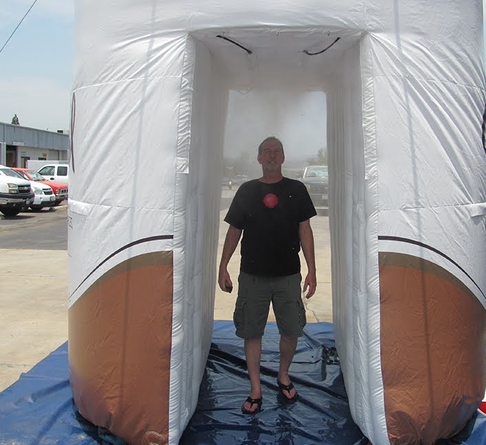 Inflatable Misting Tunnels - Cool Off This Summer