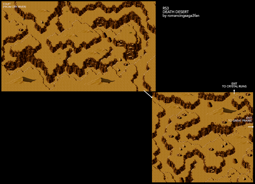 Romancing Saga 3: Maps