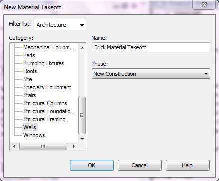 The BIM Jedi (formally the Revit Jedi): How to Create a Material Take Off