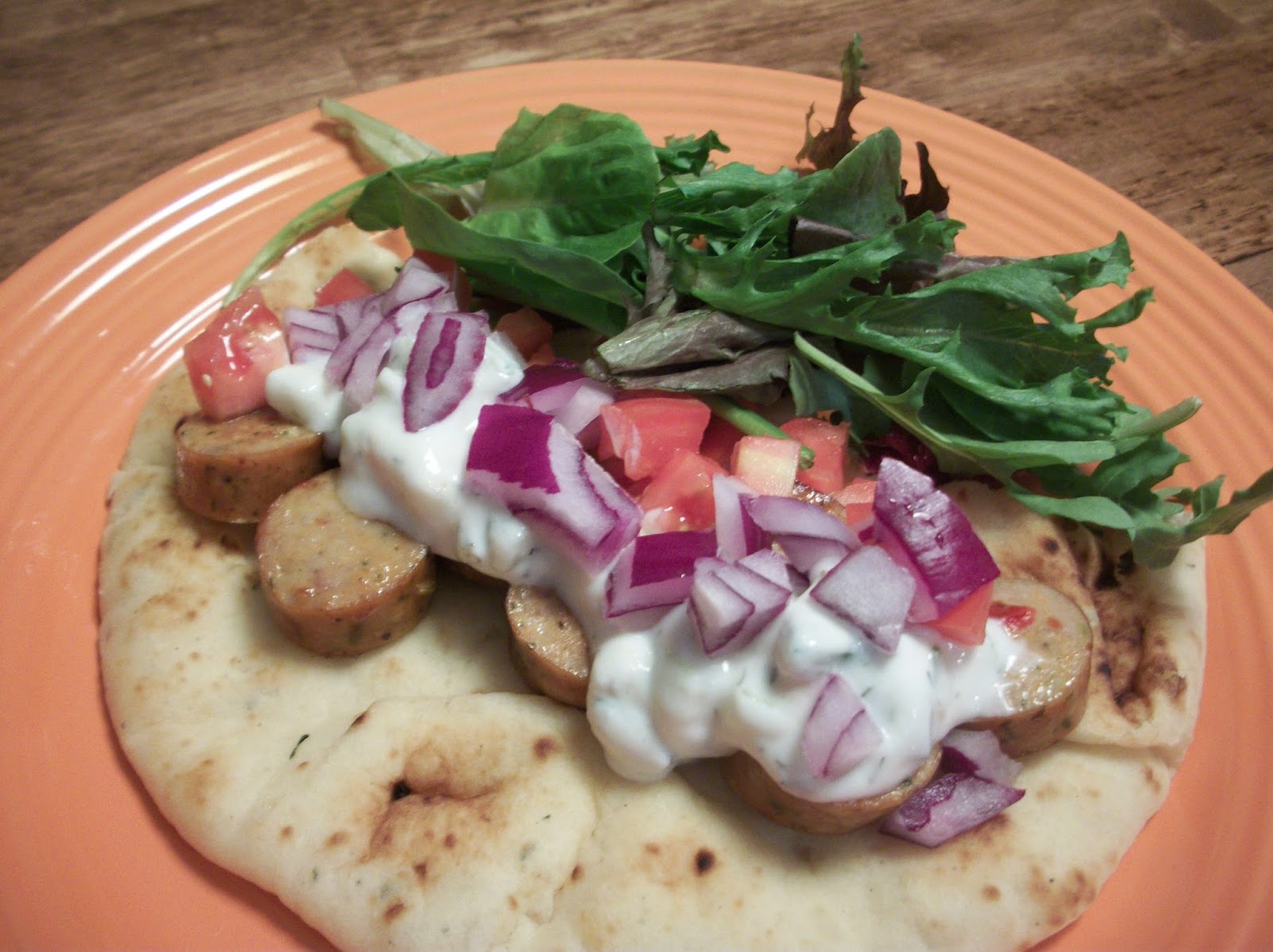 Cook with Sara: Chicken Sausage Gyros