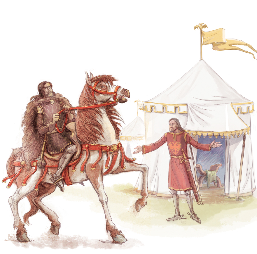 Dusan Pavlic's Illustrations: Uros i Mrnjavcevici