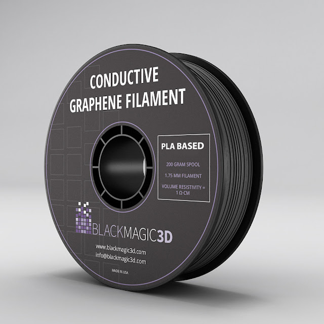 Conductive Graphene Filament for 3D Printing - X3D Printing Blog