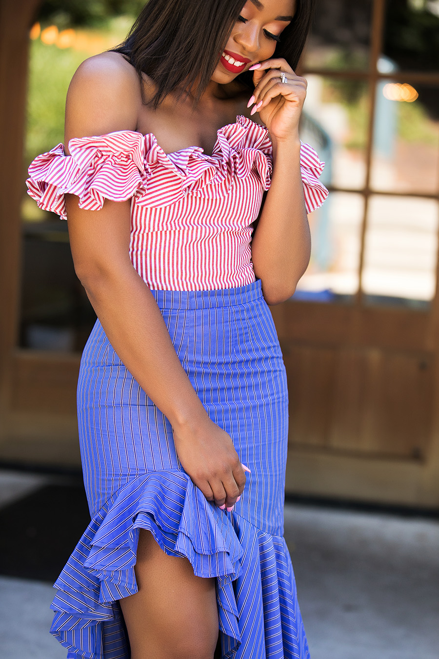 How To Wear Summer Ruffles - Jadore-Fashion