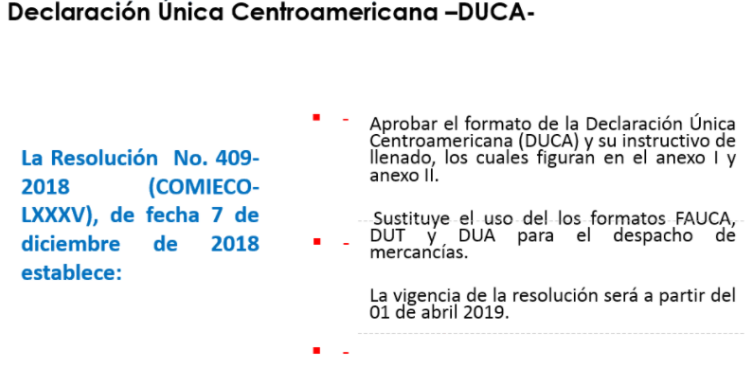 Importar y Exporta El Salvador: ¿Que es la DUCA? en resumen