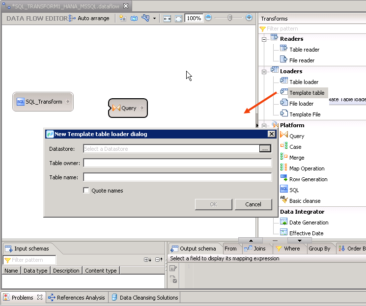 SAP TECH: Implementing SQL Transform