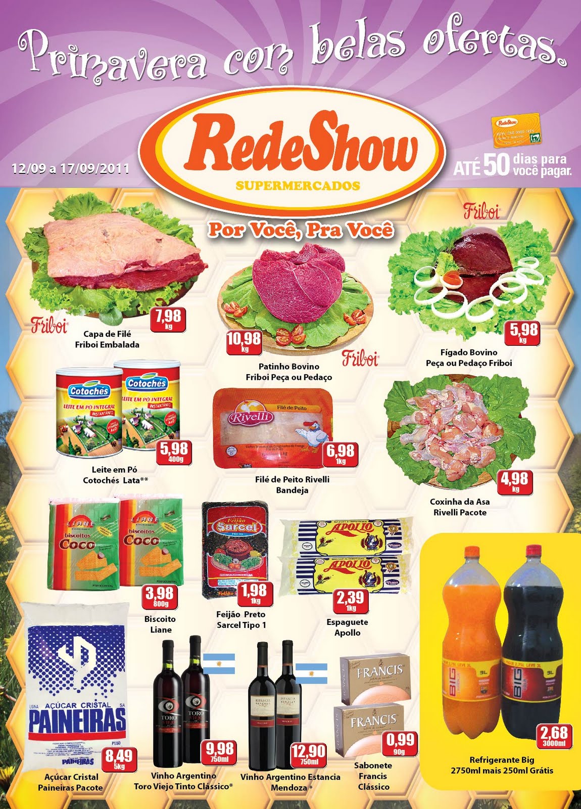 RG Marketing e Propaganda: Folheto Rede Show Supermercados