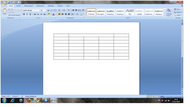 computer application: microsoft word