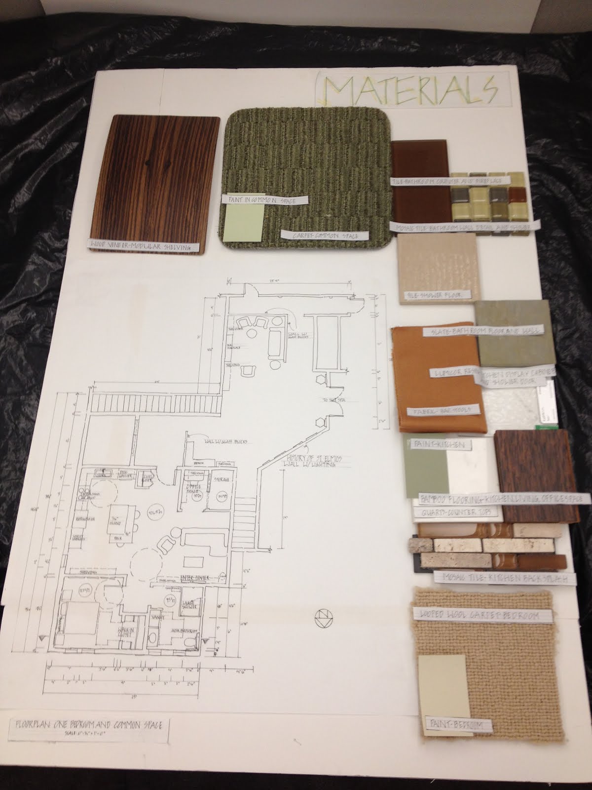 Michelle Hanna Interior Design Portfolio: One Bedroom and Common Space ...