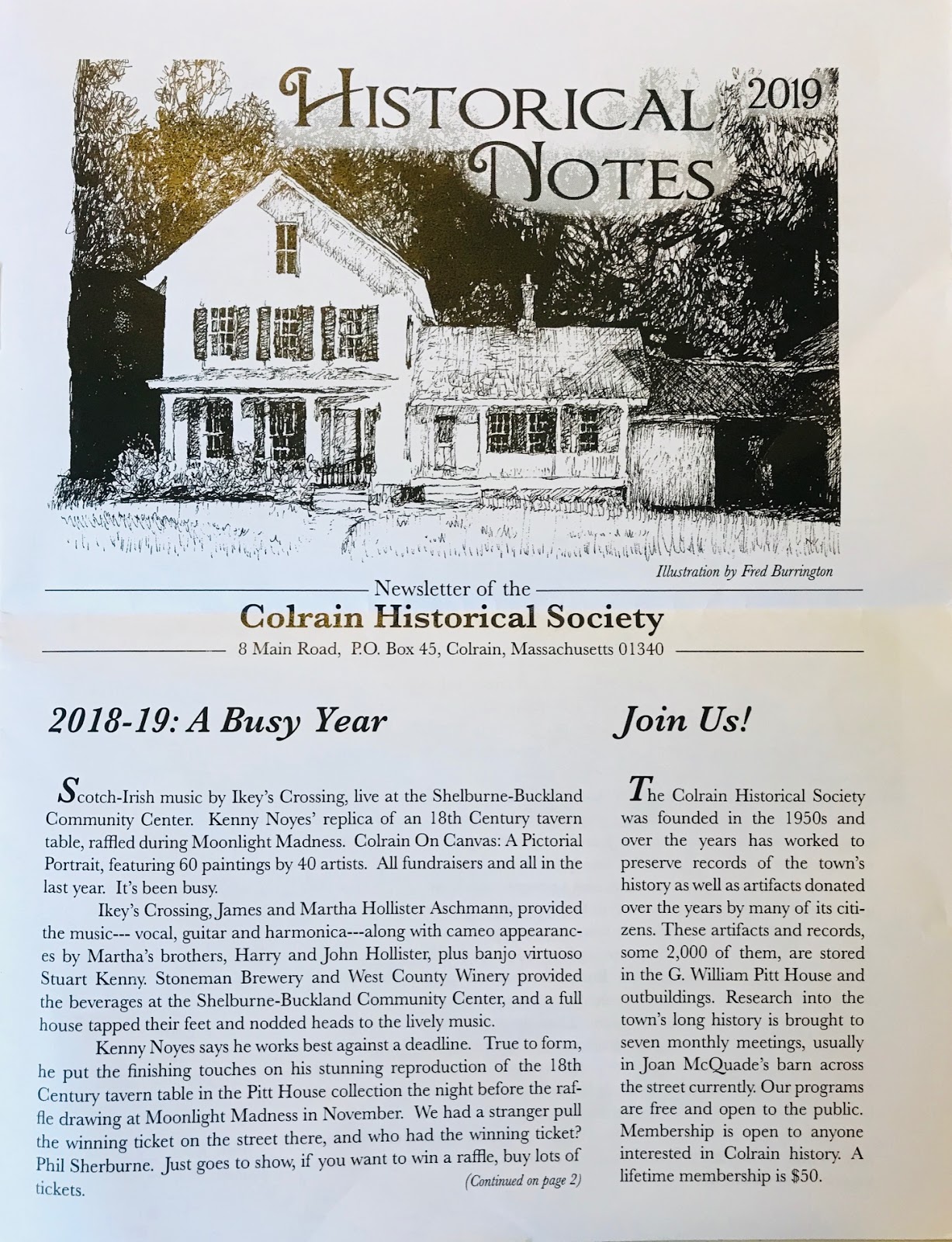 Colrain Historical Society Historical Notes 2019 colrain-historical-society-historical-notes-2019