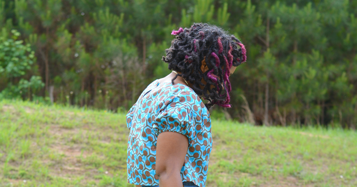 African Print Crop Top Thriftanista In The City