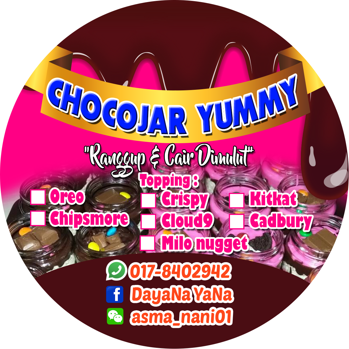 Sh Yn Design: Chocojar Yummy