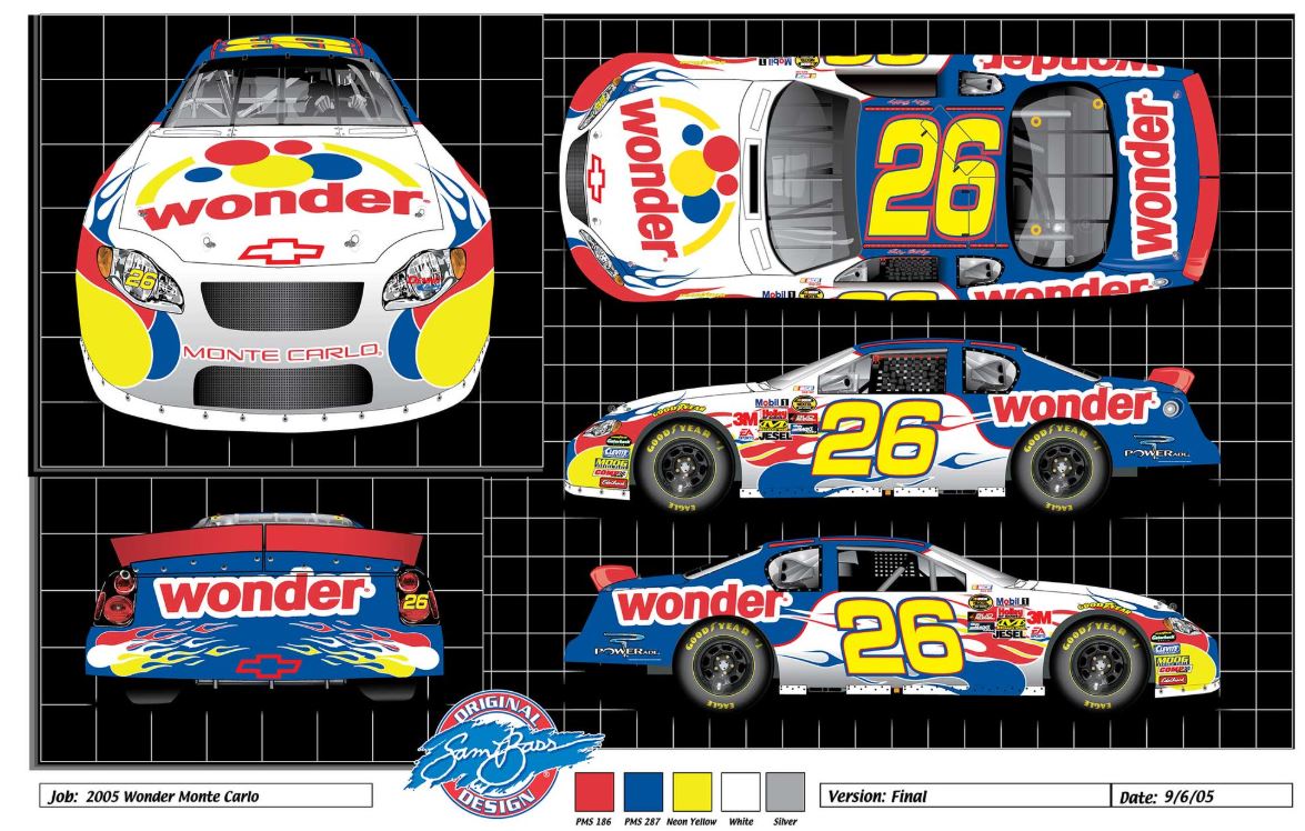 Just A Car Guy: Sam Bass, artist of memorable Nascar paint jobs, has ...