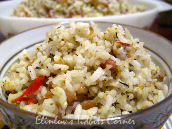 Elinluv's Tidbits Corner: Fried Rice Fusion Style