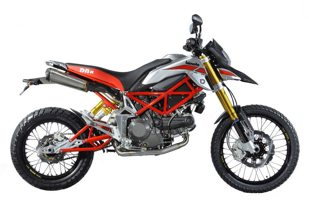 VOROMV Moto: 2013. Bimota DB 10 R y DB-X: SuperMoto o Trail-Enduro con arte italiano.