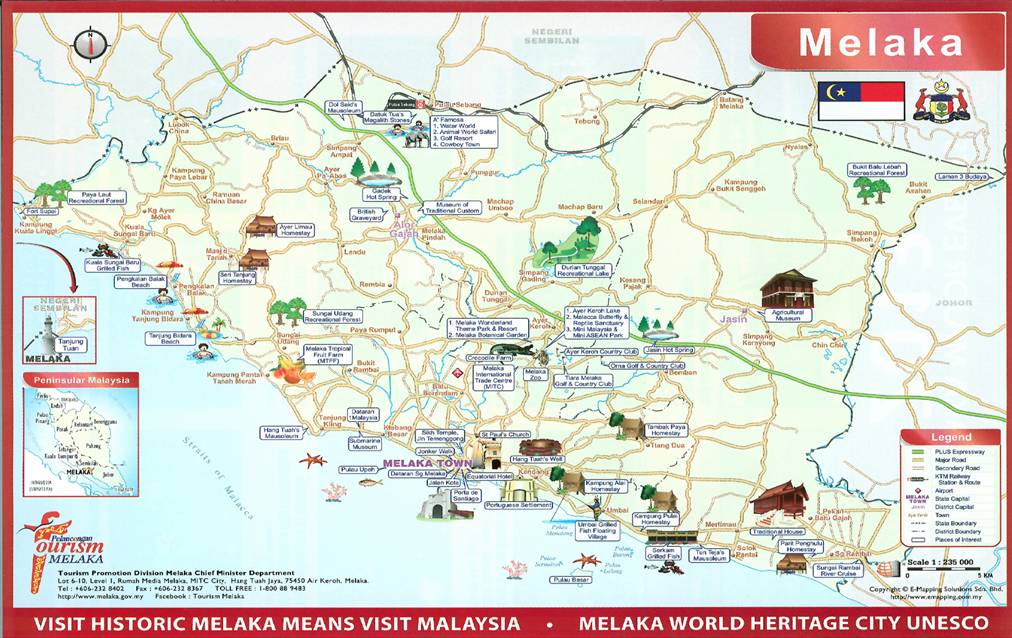 Malacca Tourism Association: MELAKA MUST SEE DESTINATIONS