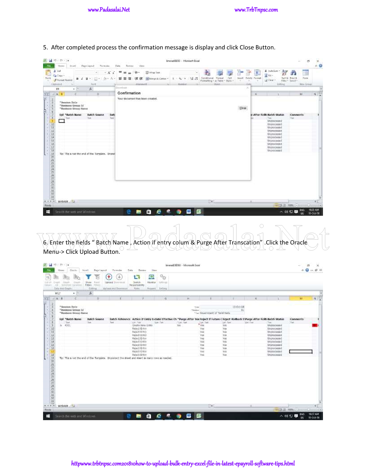 How to upload bulk entry excel file in Latest epayroll software? - Tips ...