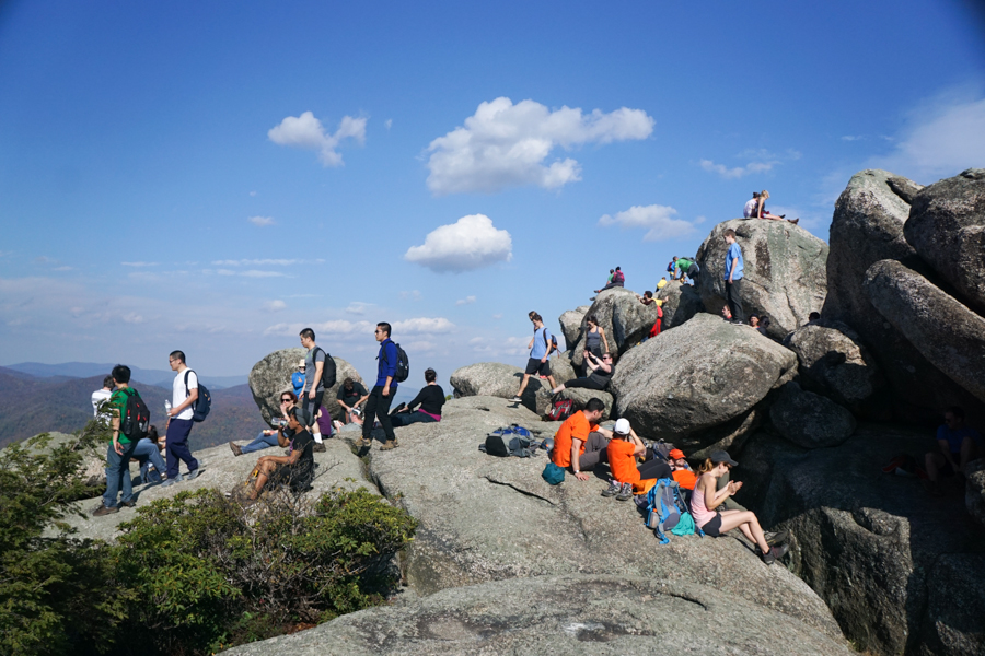 Old Rag: A few pictures from a very crowded mountain