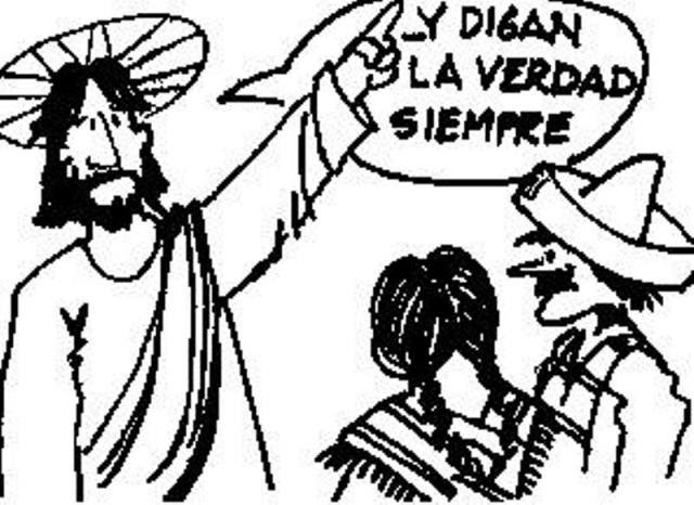 Portal Escuela Dibujo octavo mandamiento "No mentirás, ni levantarás ...
