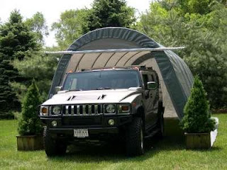 Portable Garage, Shelter King, Instant Garages, Storage Buildings ...