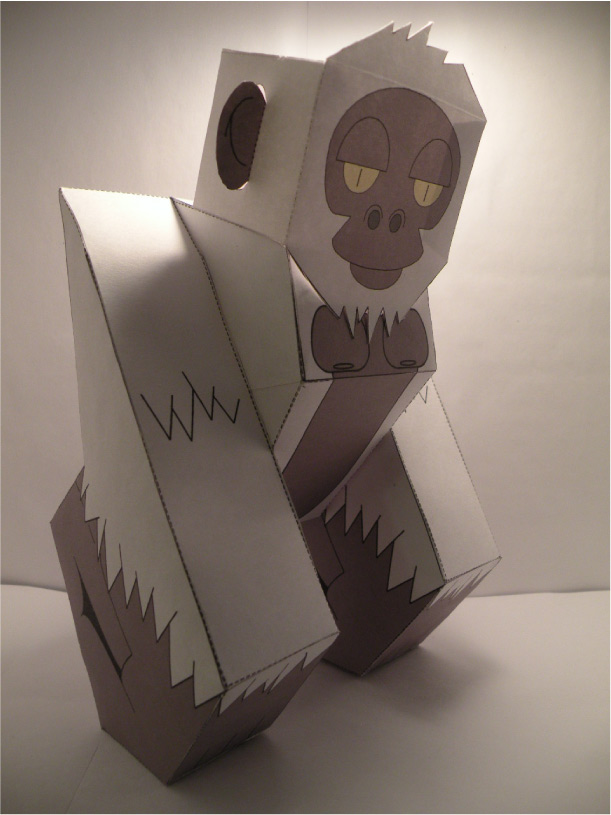 Primates Paper Toys | Paperized Crafts