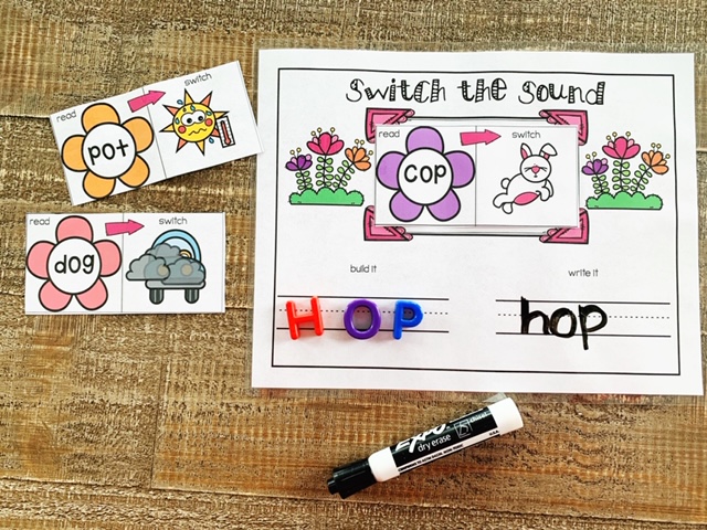 Spring Literacy Centers for Kindergarten | Busy Hands and Minds