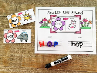 Spring Literacy Centers for Kindergarten | Busy Hands and Minds