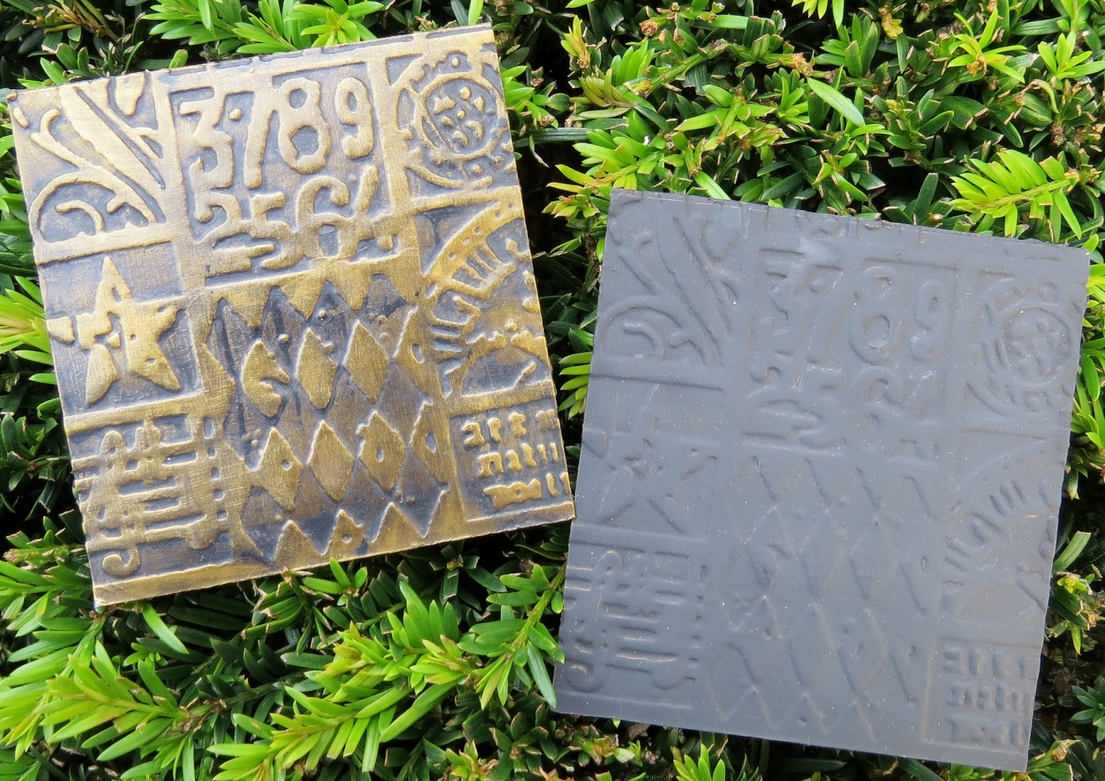 Stamps and Stencils : Using Foam Board.