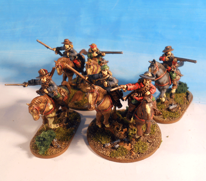 Dalauppror: Mounted dragoons 17th century