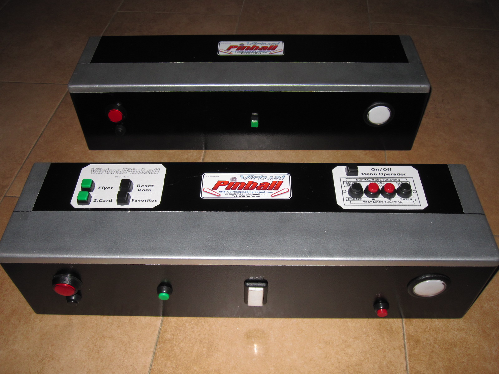 Virtual Pinball: Pin Panels Control (2 modelos)