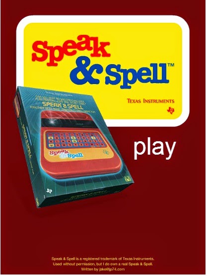 My Kids Learn from Home: Speak & Spell Emulator