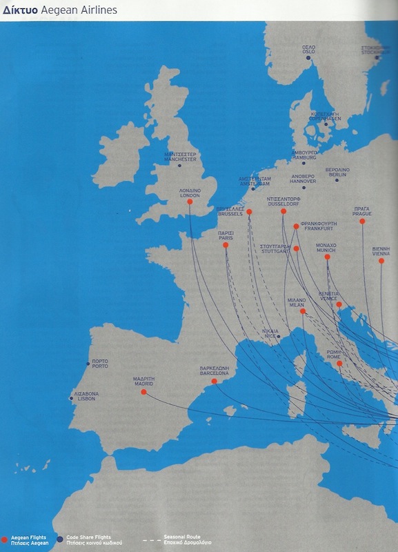 The Timetablist: Aegean Airlines: The Western European Routes, Summer 2012