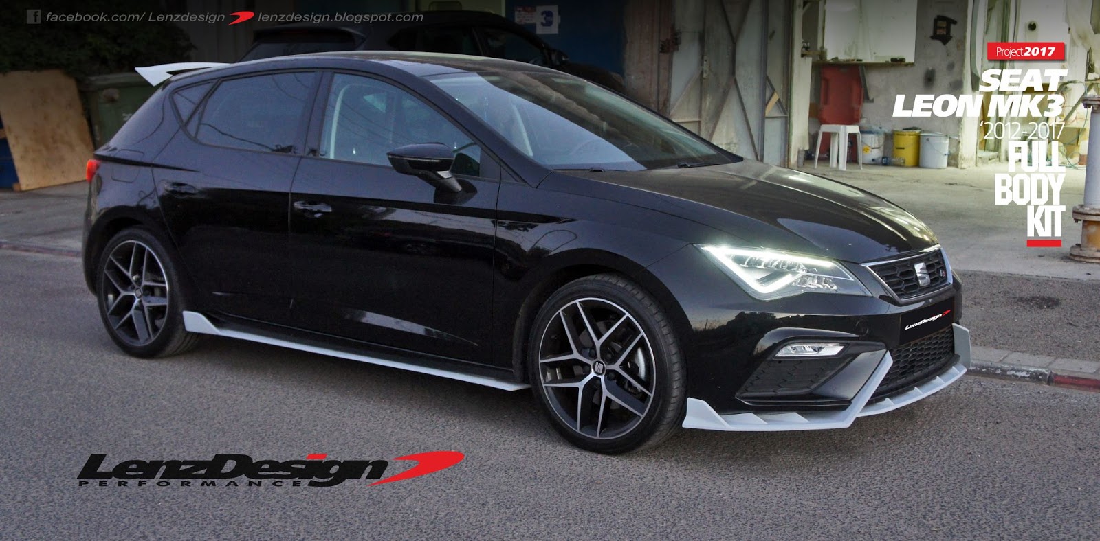 Seat Leon Mk3 5F Lenzdesign Body Kit & Spoilers 2012 2013 2014 2015 ...