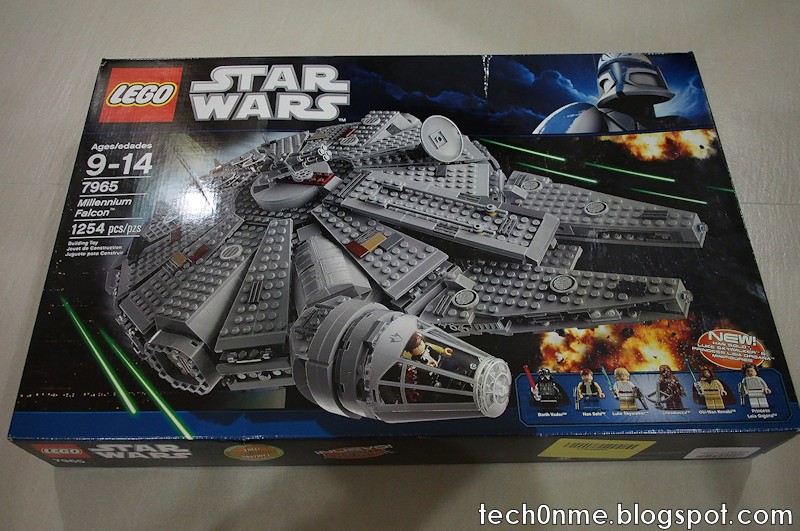 Tech On Me: Lego Review : Lego 7965 Millennium Falcon