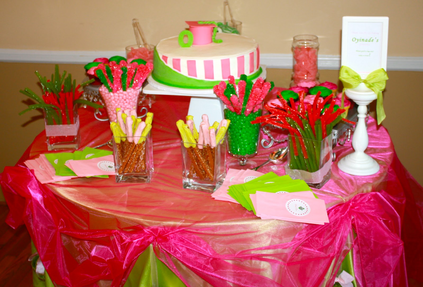Enchanted Expectations: Pink and Green Graduation Party