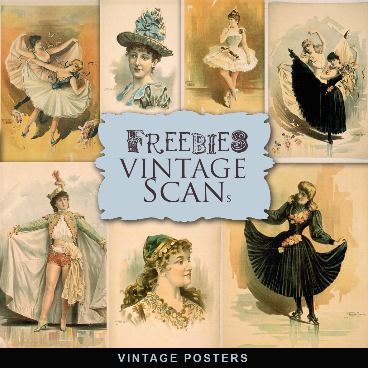 Freebies Kit of Vintage Posters:Far Far Hill - Free database of digital ...