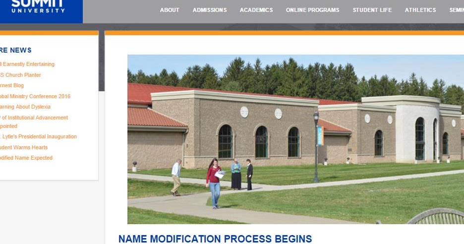 College History Garden: Summit University of Pennsylvania plans to ...