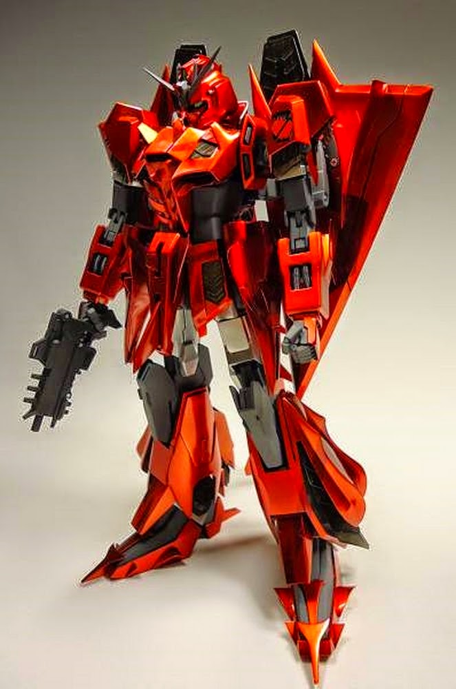 Gundam Family: 1/100 Zeta Gundam Red Snake Ver. Gundam EVOLVE Custom Build