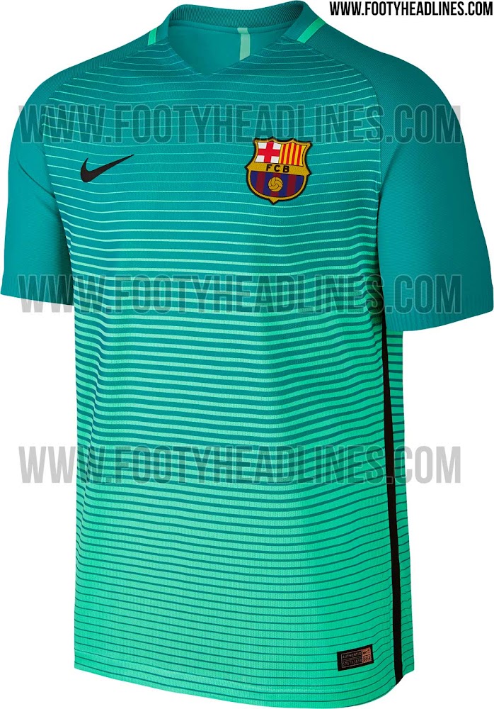Barcelona 16-17 Third Kit Released - Footy Headlines