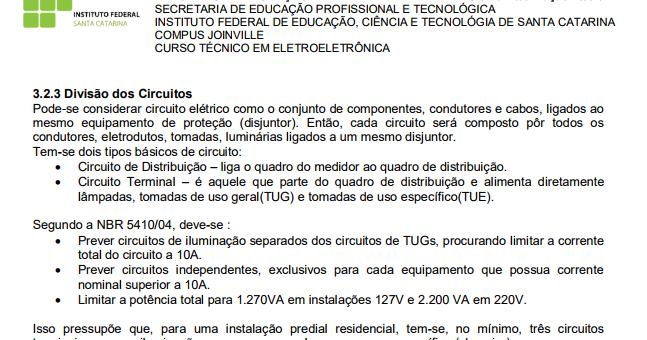Blog de I.E. - Natália Stefani: Tópico 6 - Projeto Unifilar