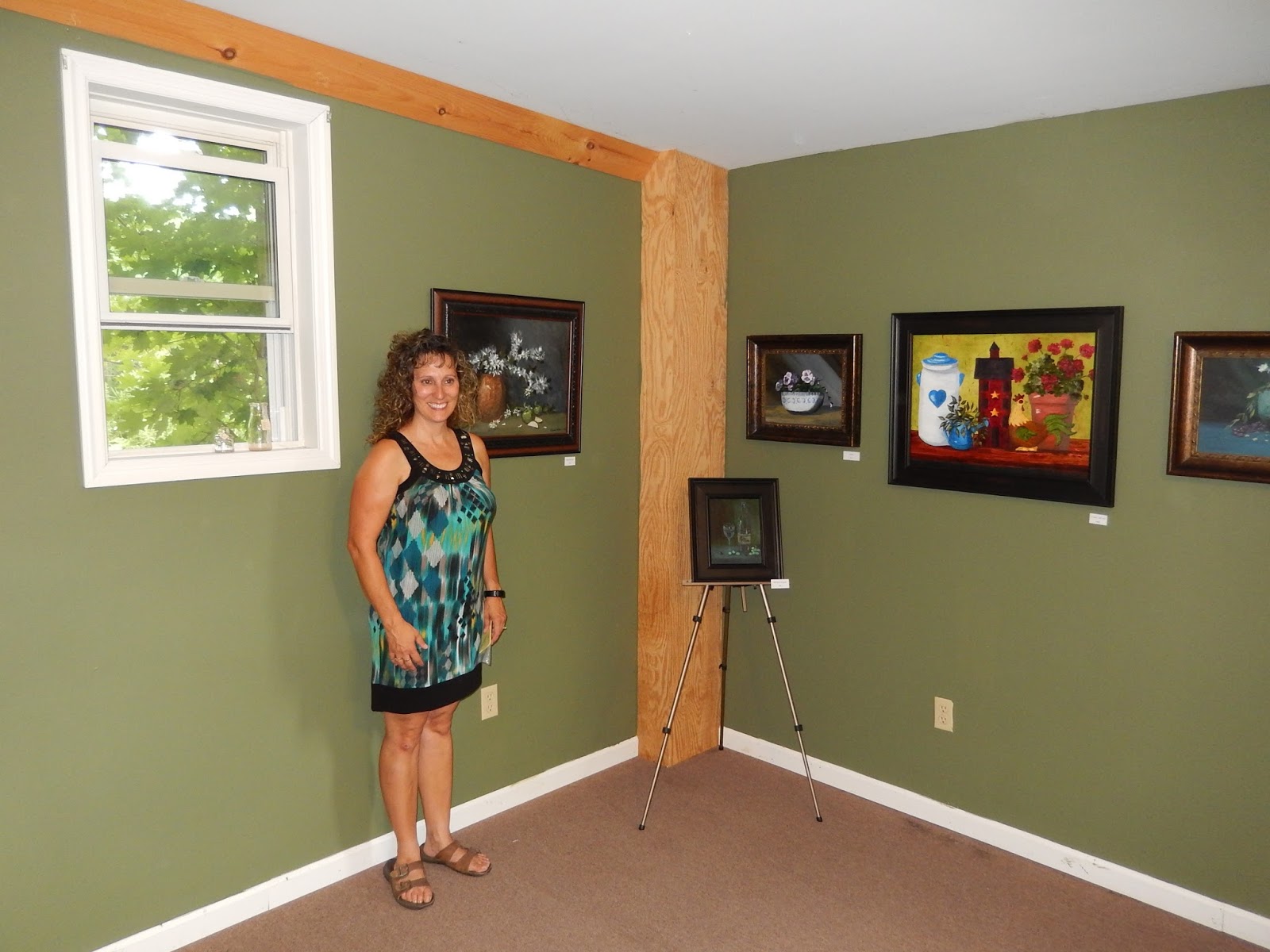 Sheila Feldman Painting Studio: Pictures from my art exhibit at Fusion ...