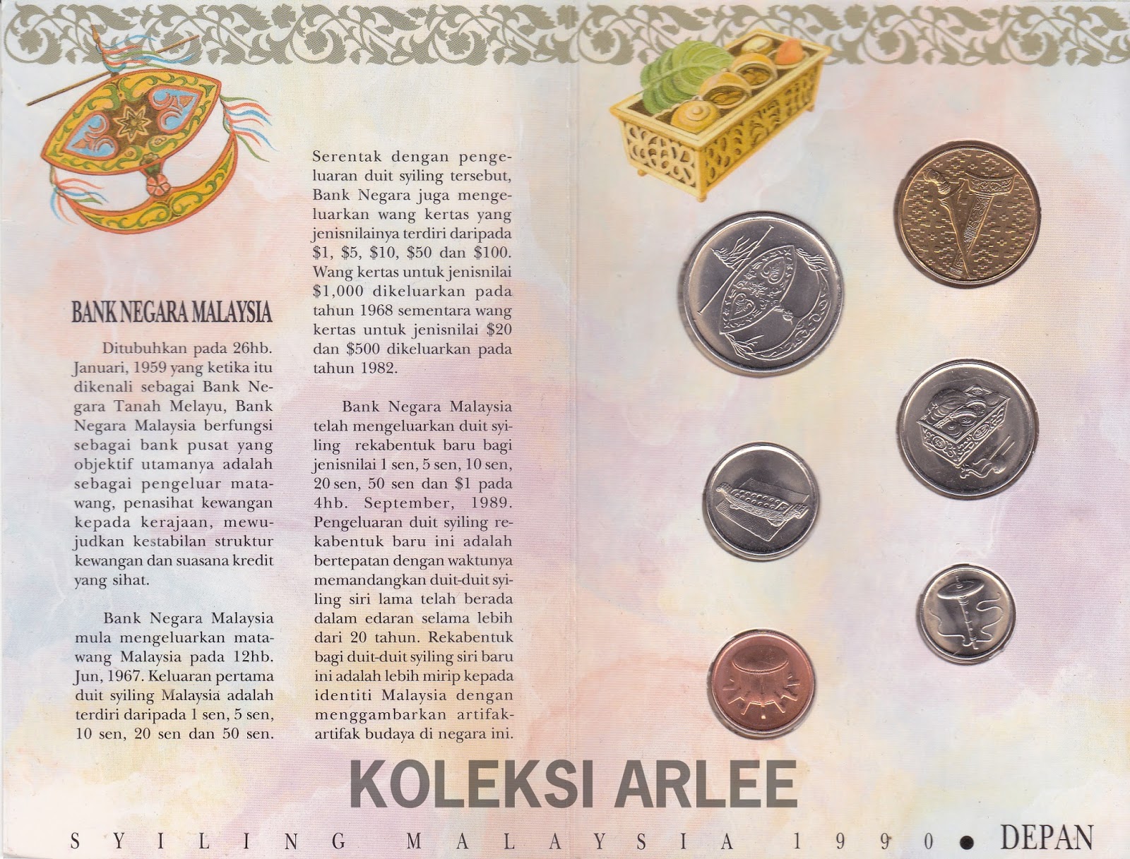 Koleksi Matawang Dan Syiling Arlee: KOLEKSI DUIT SYILING MALAYSIA